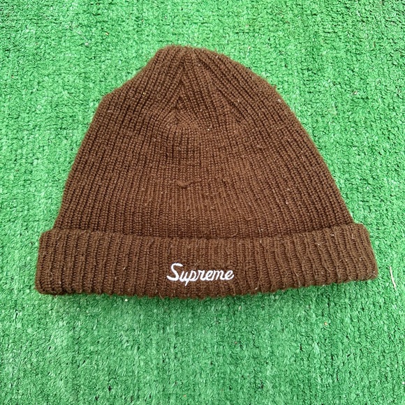 Supreme | Accessories | Brown Supreme Beanie | Poshmark